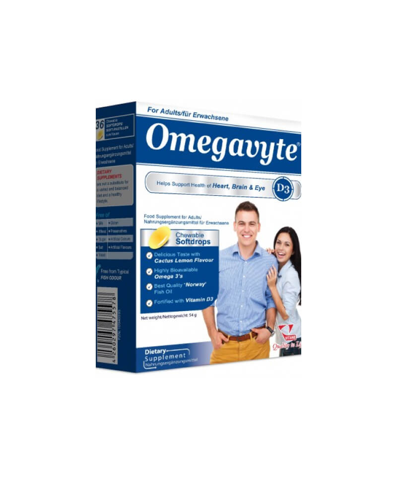 Omegavyte – Chewable Softdrops – Karoos Group